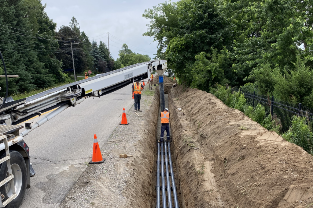 Underground Hydro Installation - Folmur Construction